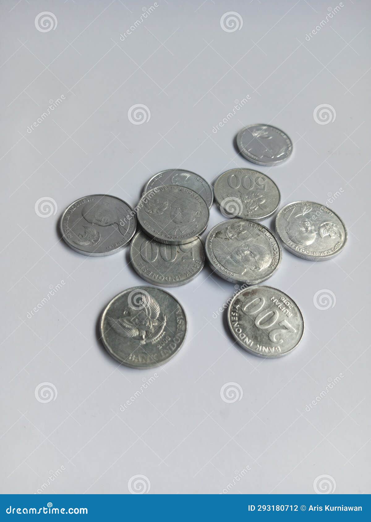 Rupiah Indonesia money stock photo. Image of koin, rupiah - 293180712