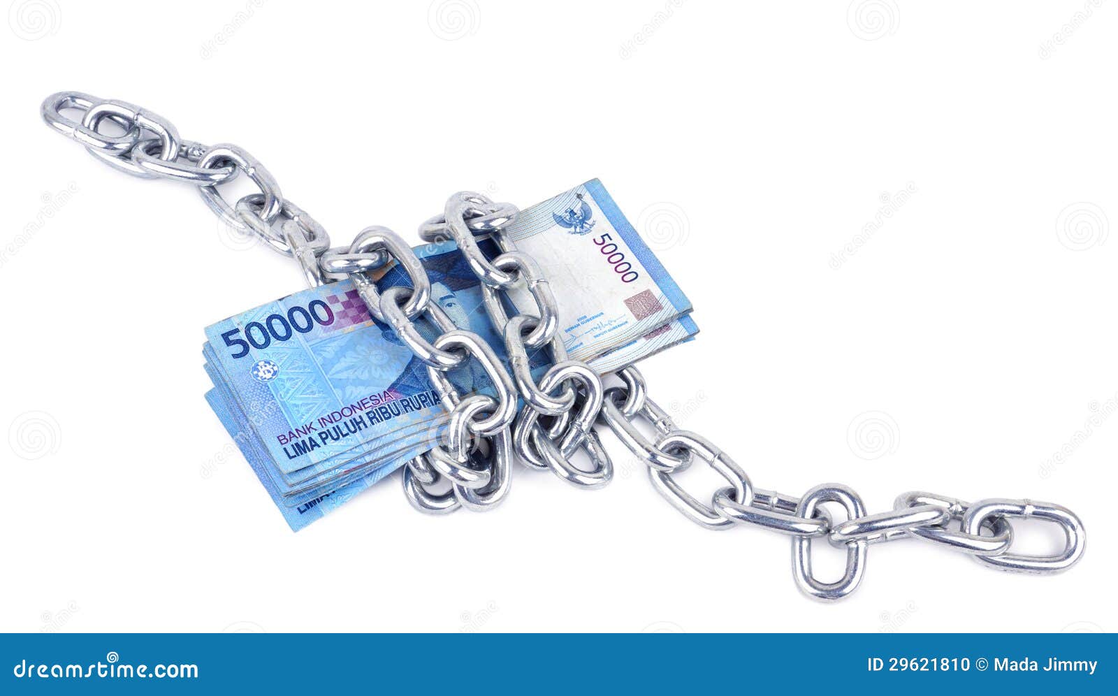 Rupiah Money and Chain stock illustration. Illustration of money - 29621810