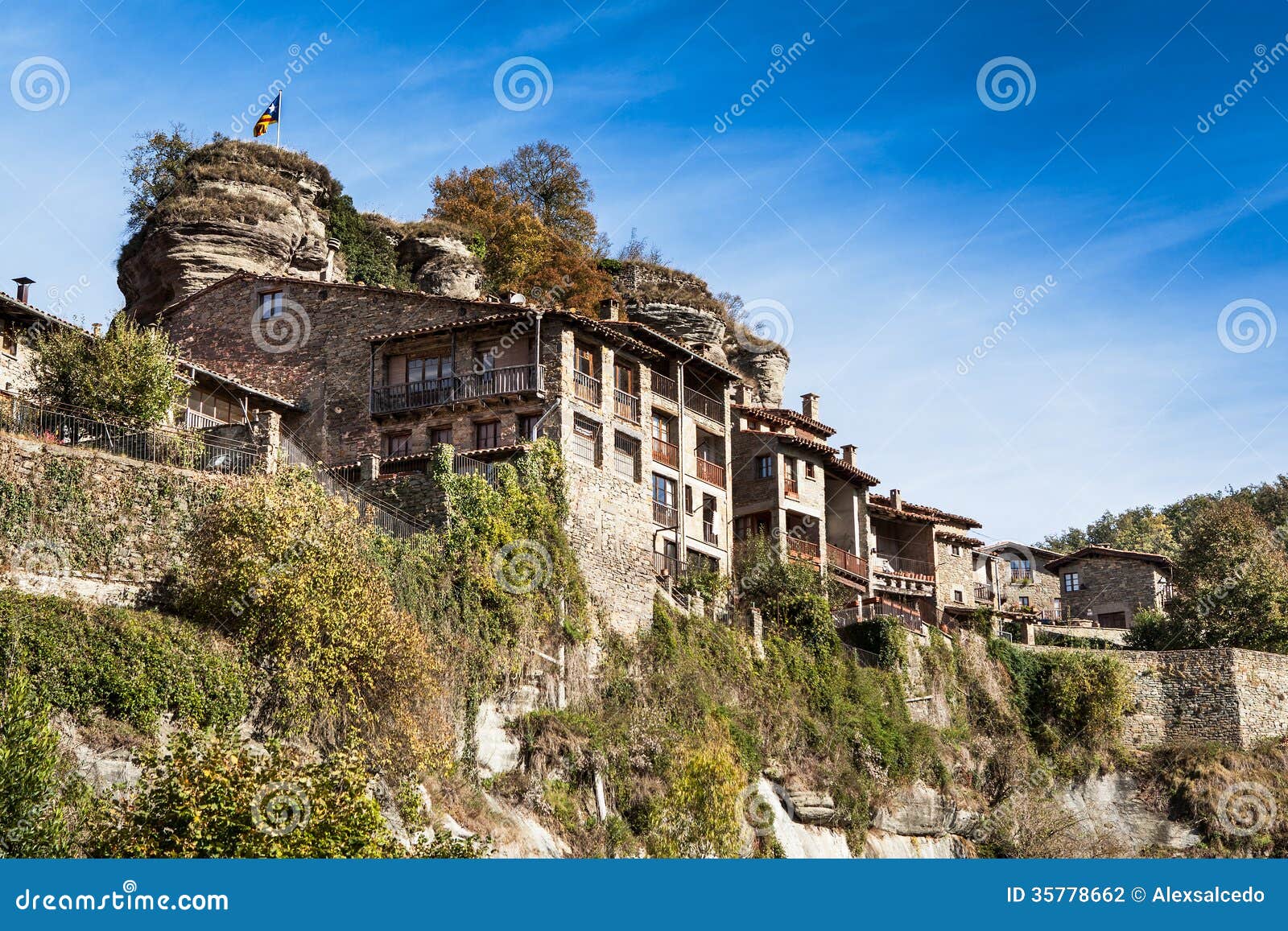 Rupit photo stock. Image du ville, scénique, rural, européen - 35778662