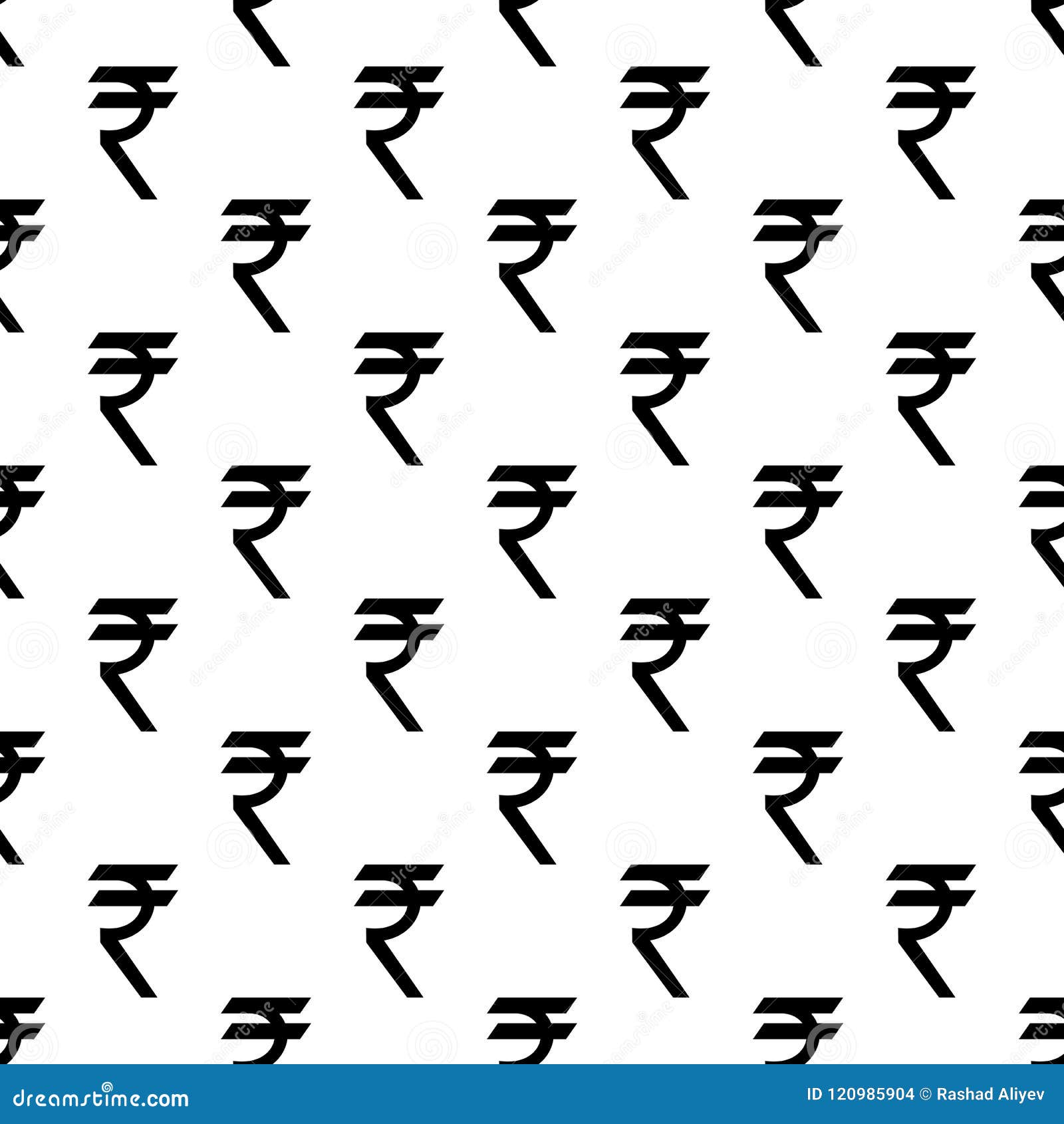 Ruppe Icon in Pattern Style Stock Illustration - Illustration of chart ...