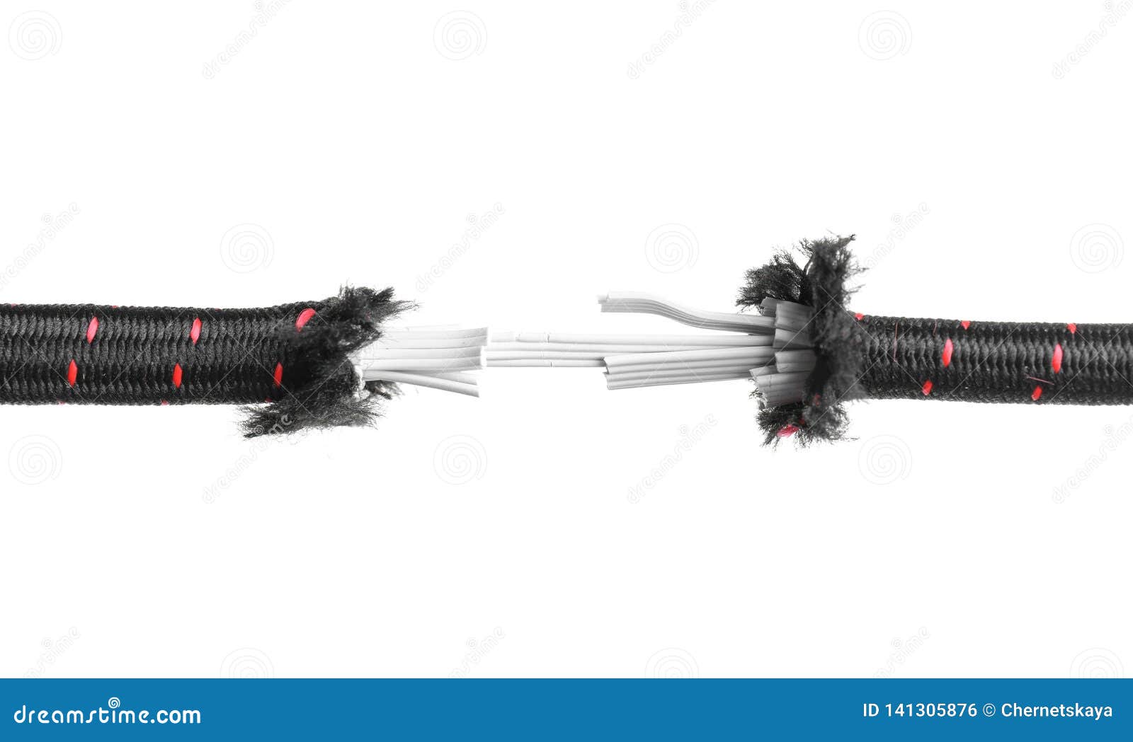 Ruptura Da Corda De Escalada Foto de Stock - Imagem de escalar, isolado ...