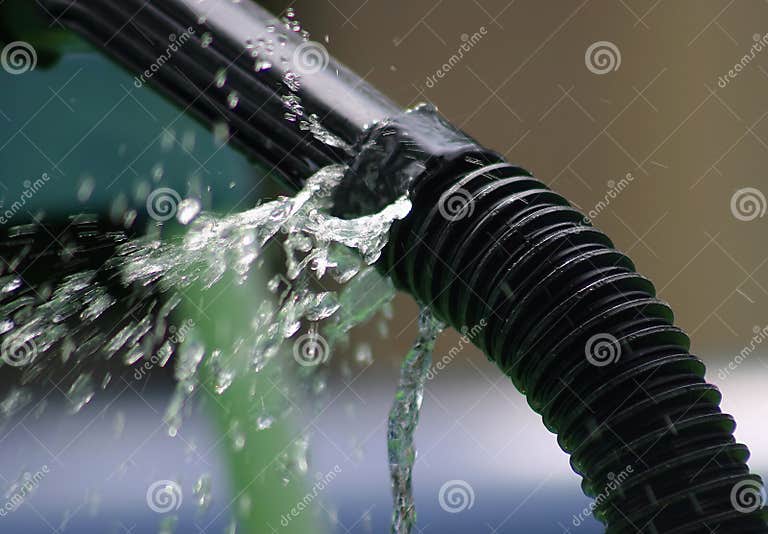 Ruptured Hose stock photo. Image of perforation, spray - 180600