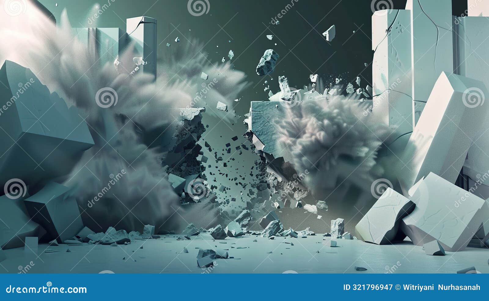 Ruptured Realm: Exploding Wall Opens Gateway To Creative Possibilities ...