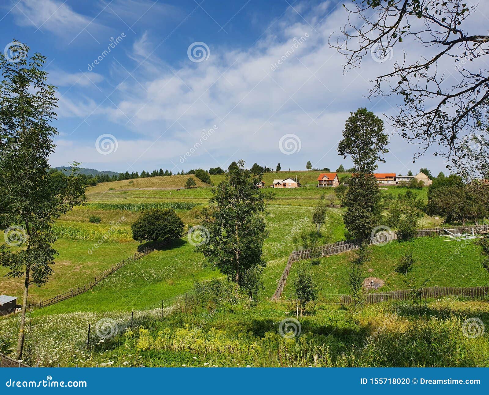 Rural Scenery Captured in Romania Stock Photo - Image of captures ...