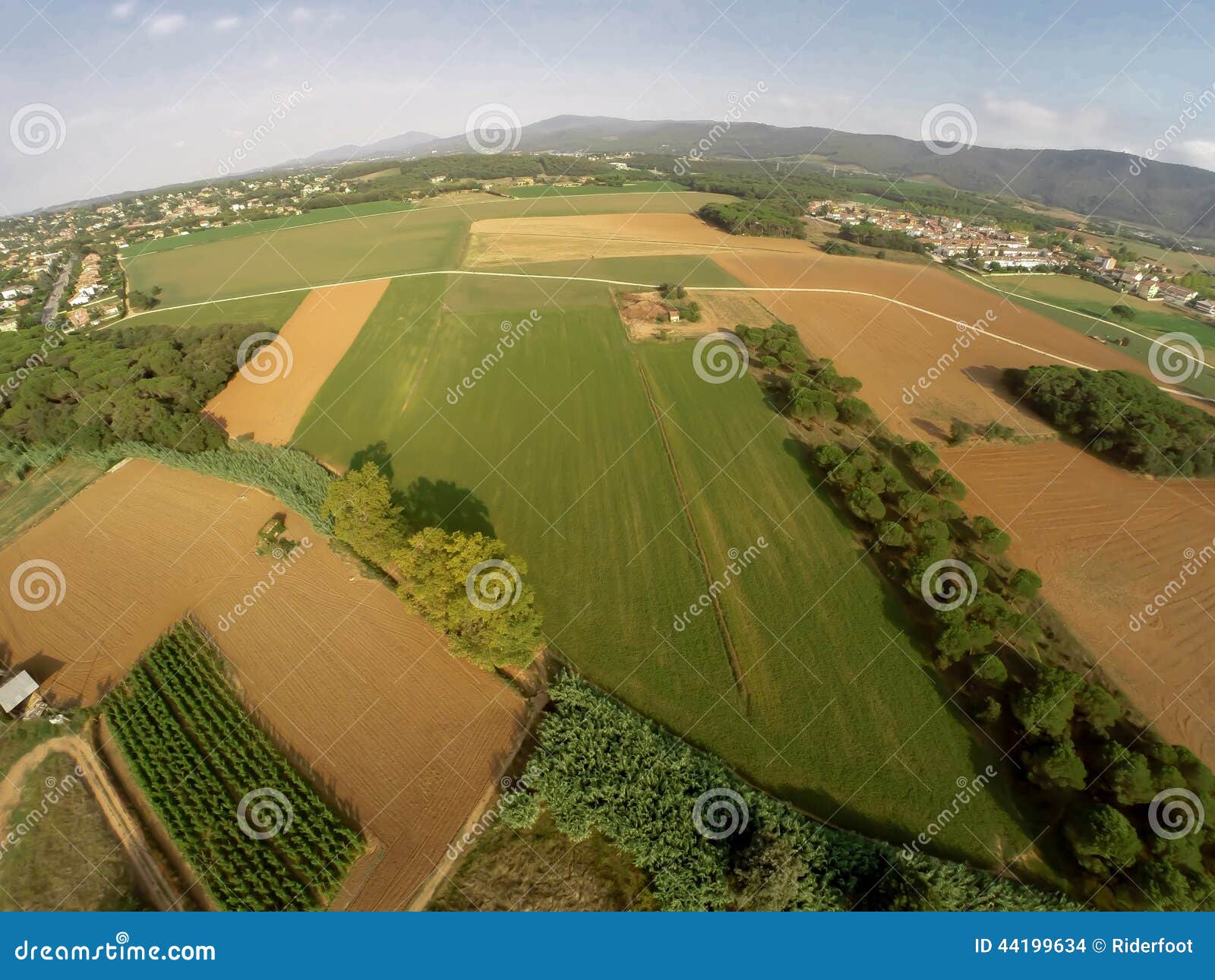 Rural aerial view stock photo. Image of country, landscape - 44199634