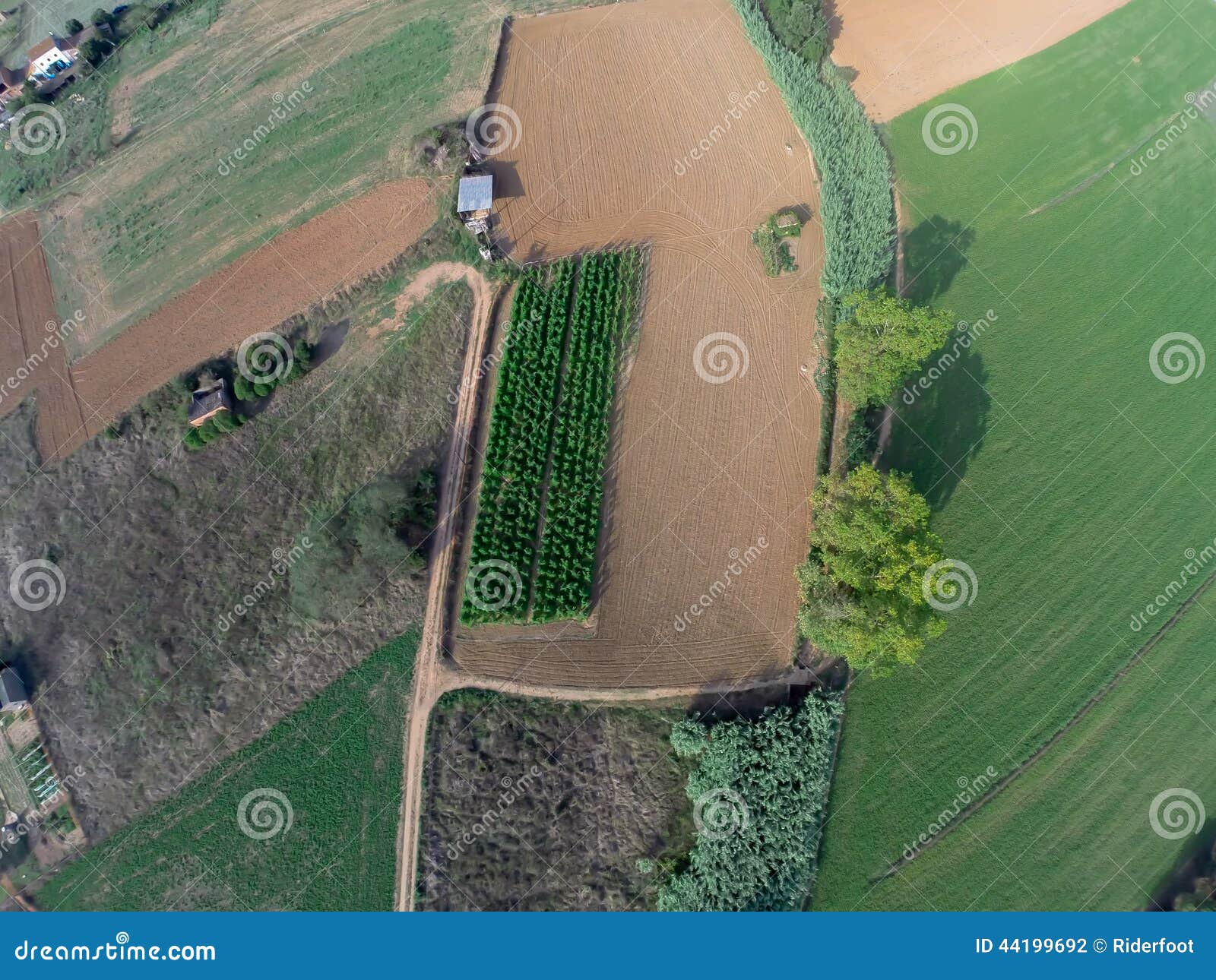 Rural aerial view stock photo. Image of panoramic, countryside - 44199692