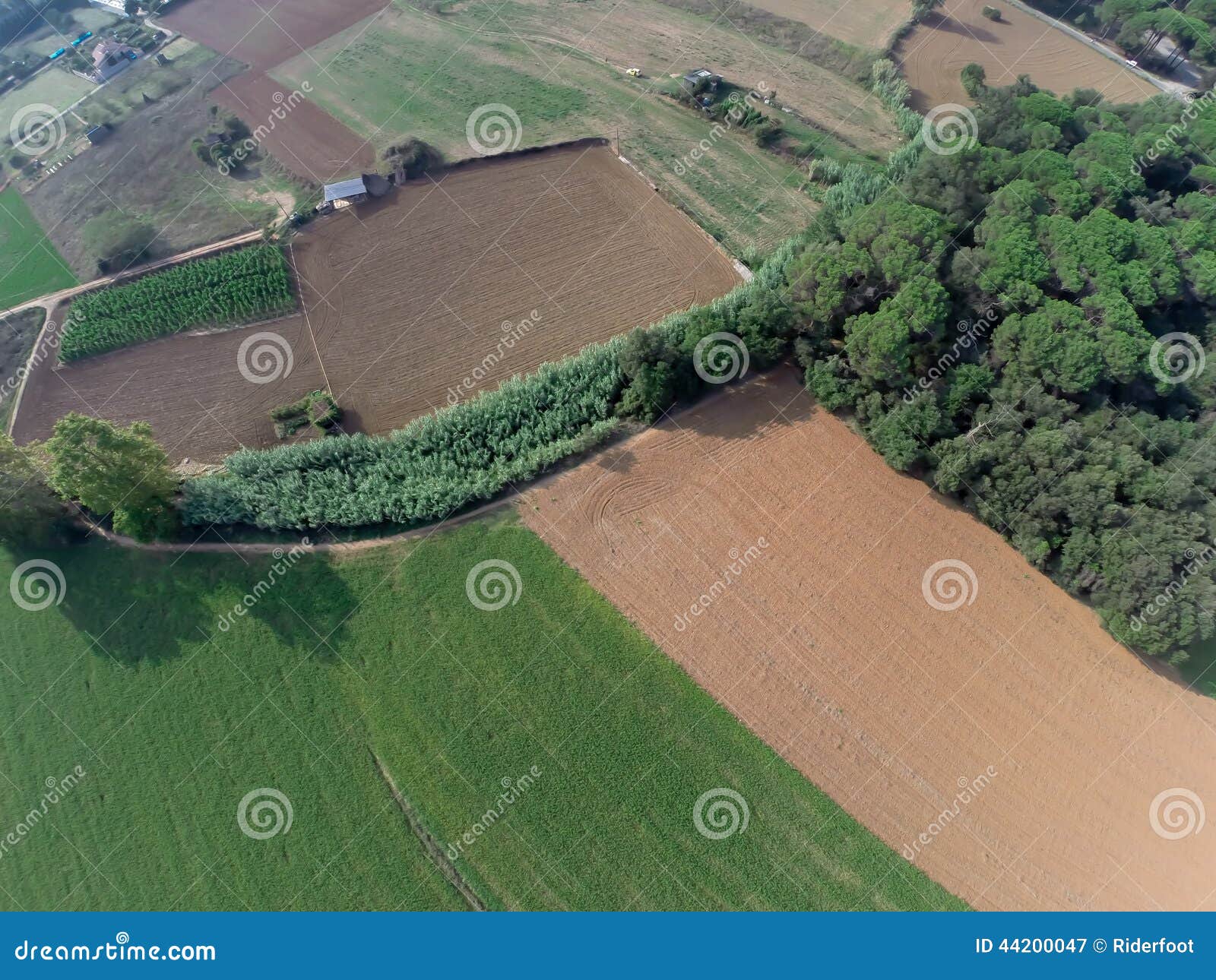 Rural aerial view stock image. Image of outdoor, plane - 44200047