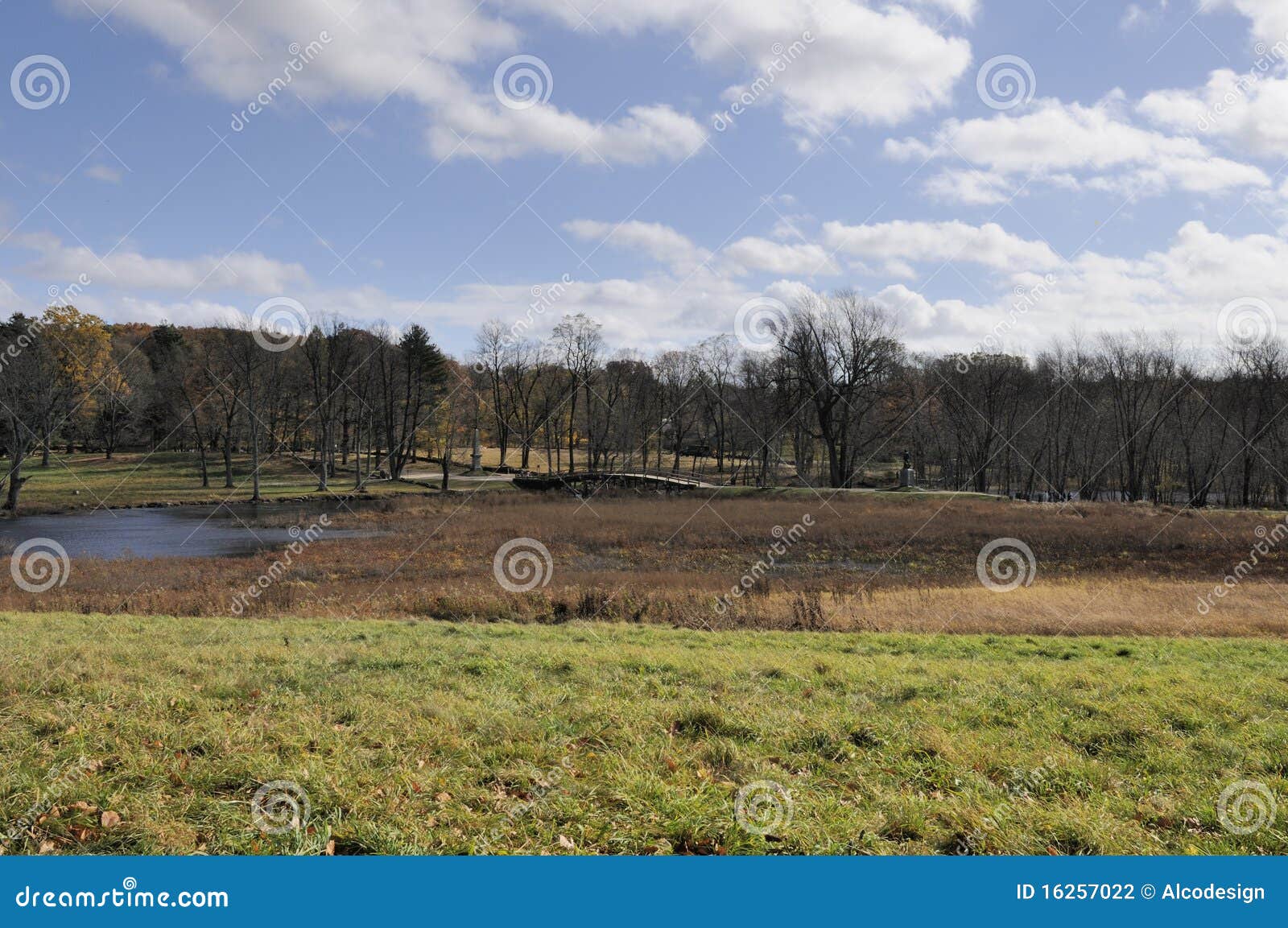 Rural Area in Massachusetts Stock Photo - Image of clouds, field: 16257022