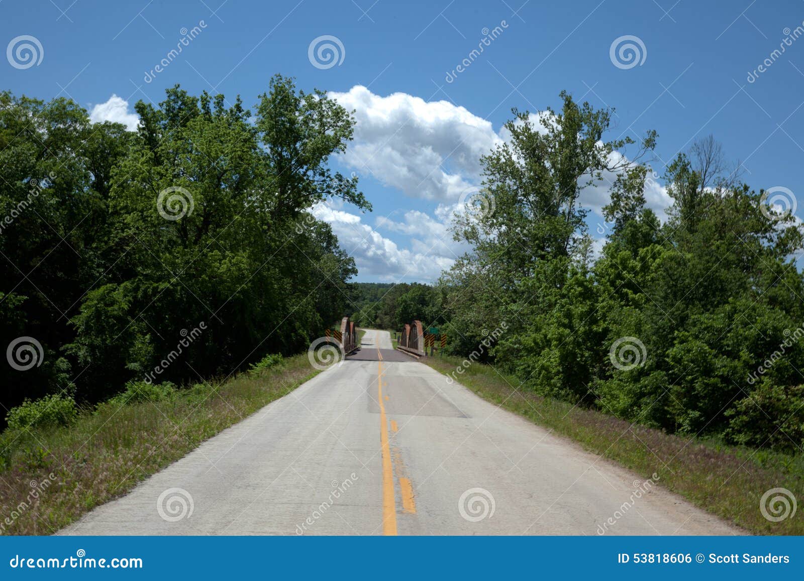 Rural Bridge stock photo. Image of highway, outdoors - 53818606