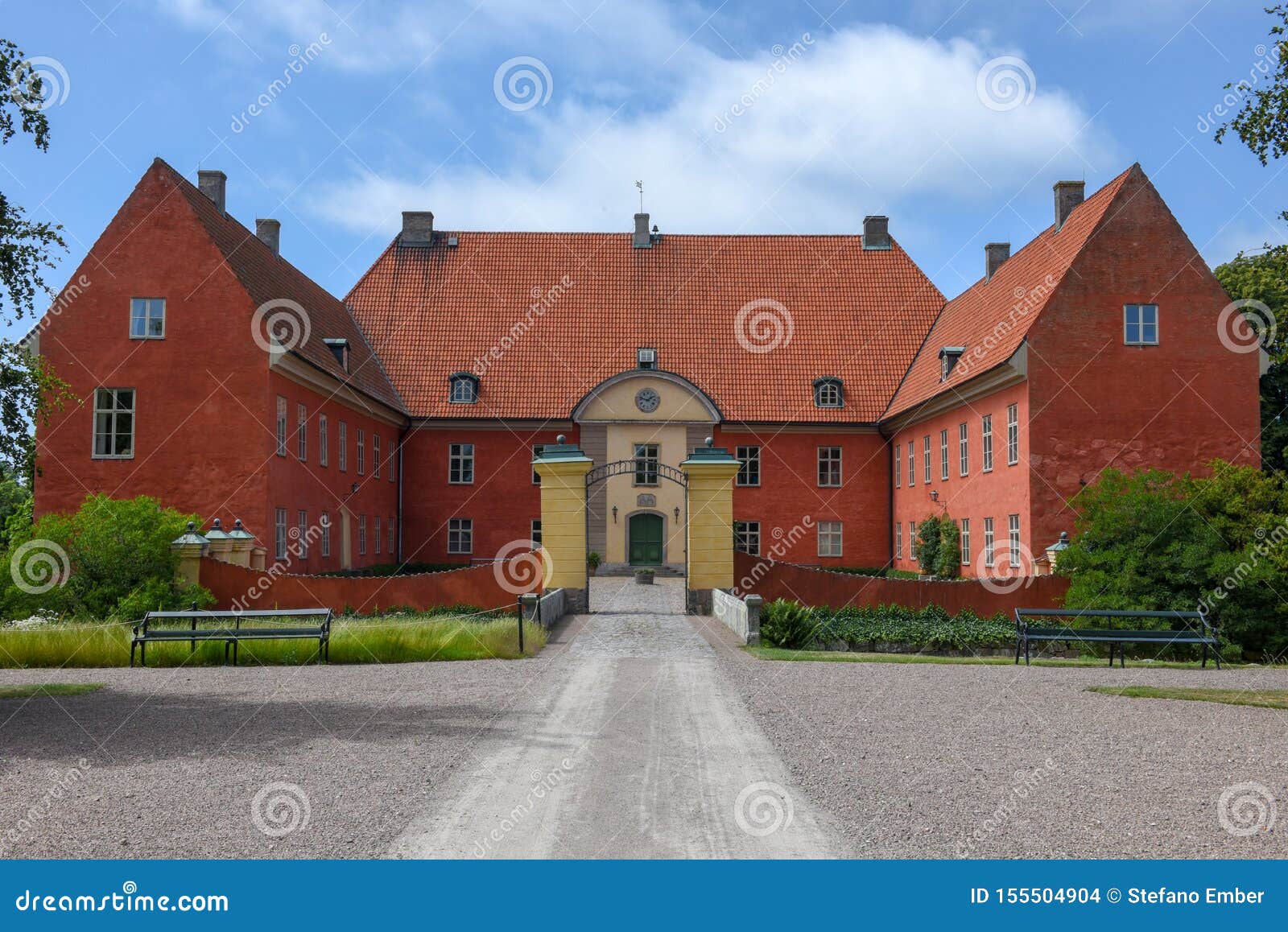 Rural Castle at Krapperup in Sweden Editorial Stock Image - Image of ...