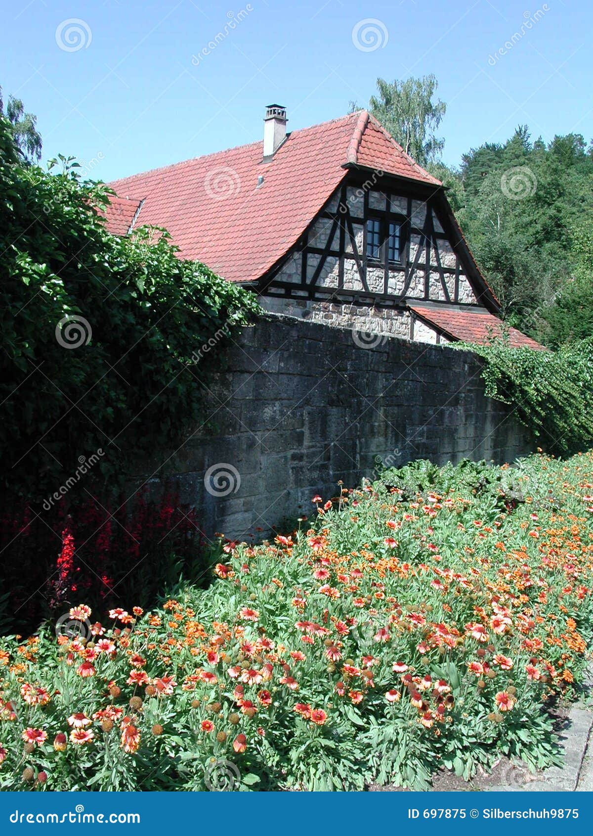 Rural charm stock image. Image of blossoming, historic - 697875