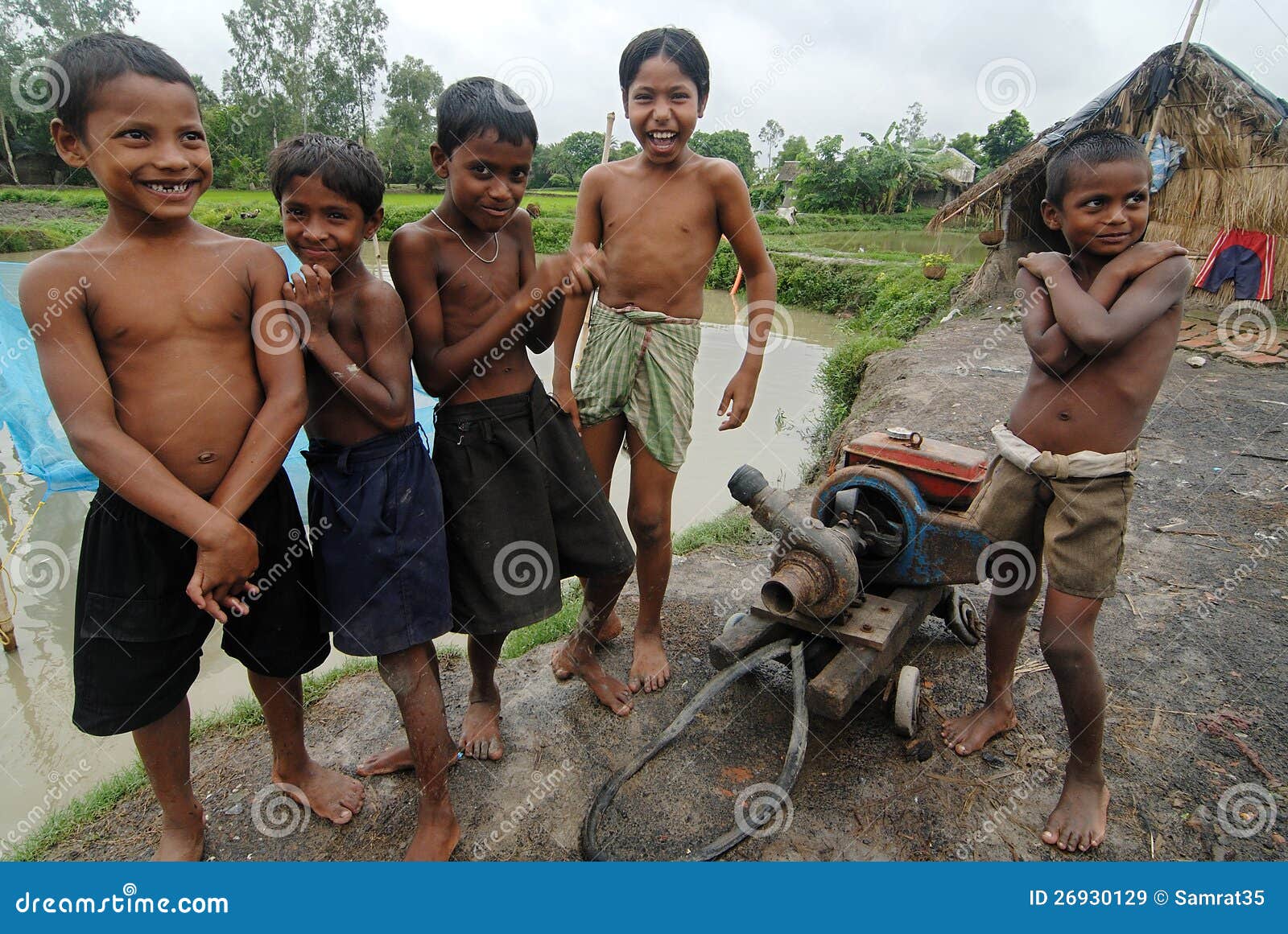 Rural Childhood editorial stock image. Image of poverty - 26930129