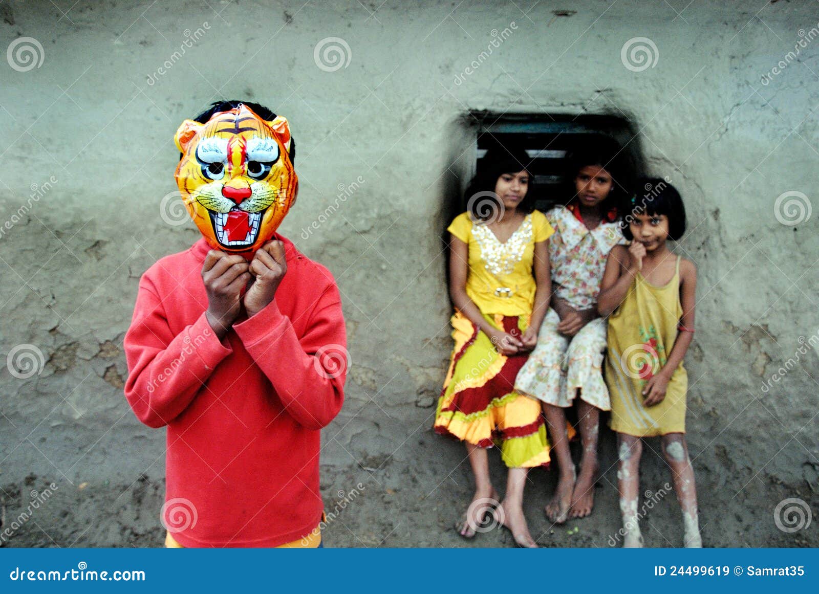 Rural Children editorial stock image. Image of bengal - 24499619