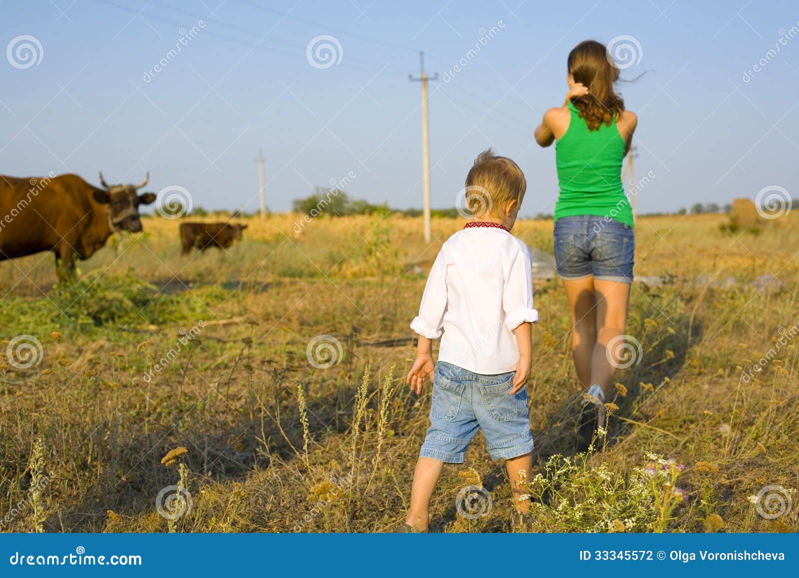 Cow And Her Children . Pet Cows Child . Best Picture Of Cows Royalty ...