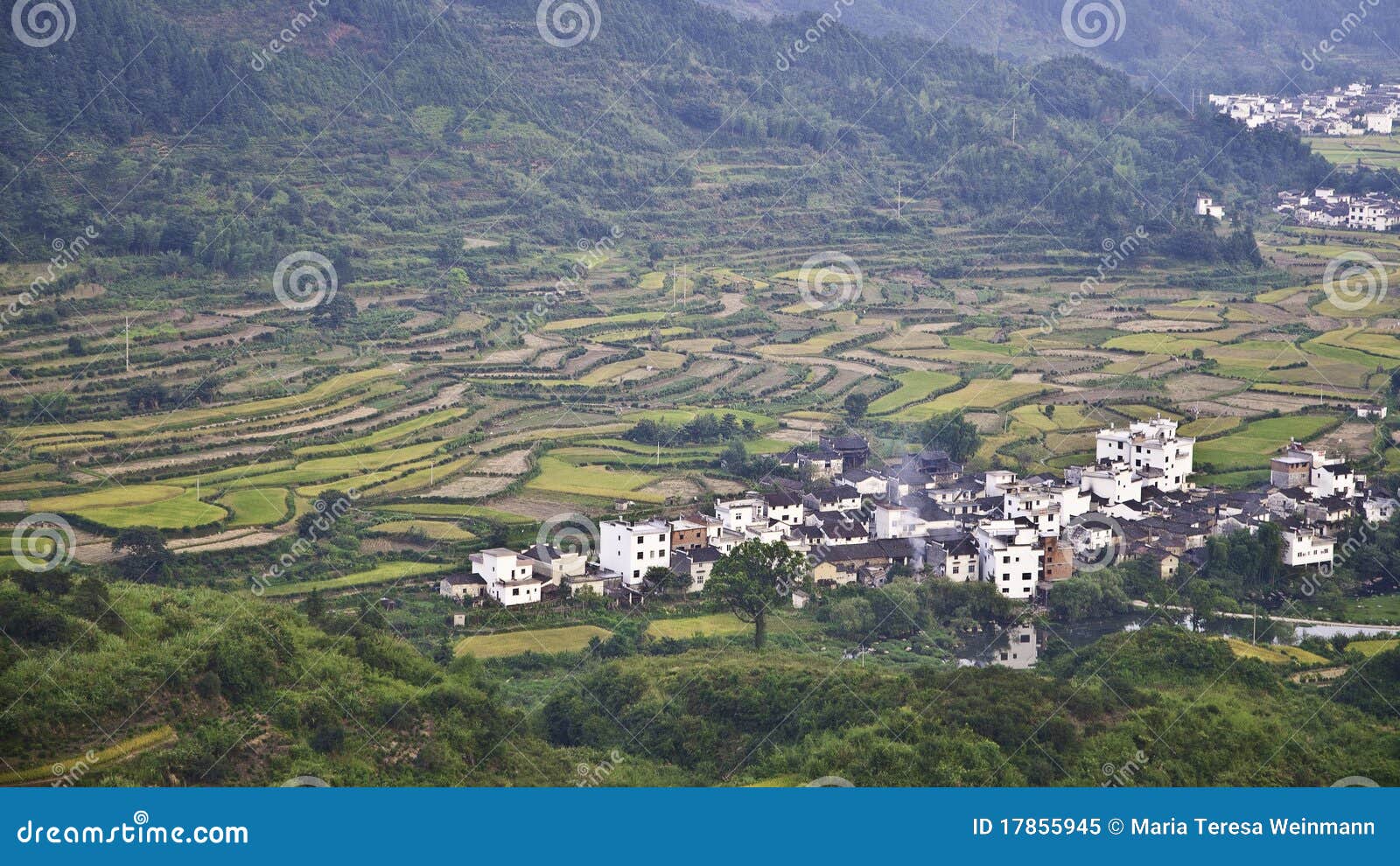 Rural China stock image. Image of agrarian, landscape - 17855945