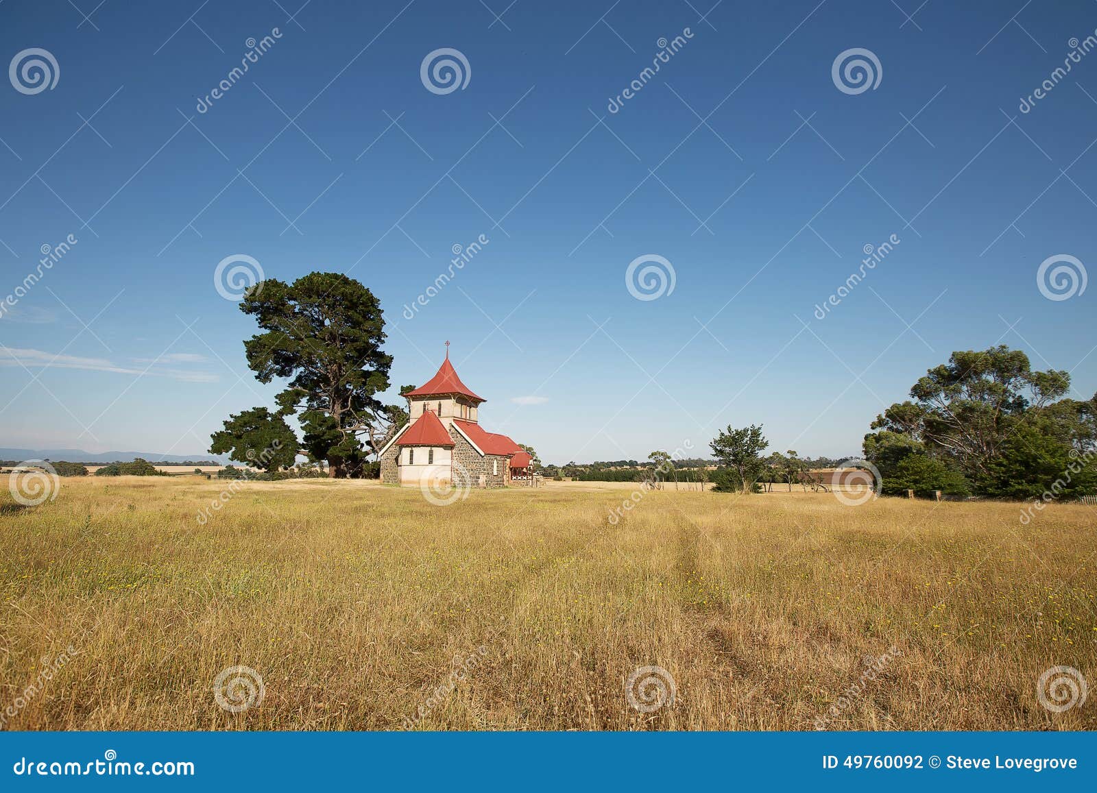 Rural Church stock photo. Image of rural, stone, church - 49760092
