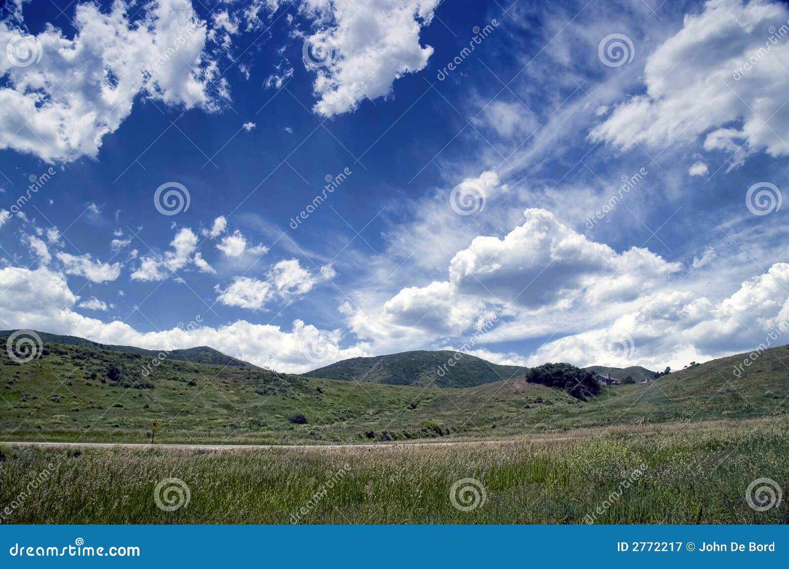 Rural Country Landscape HDR Stock Image - Image of grass, travel: 2772217