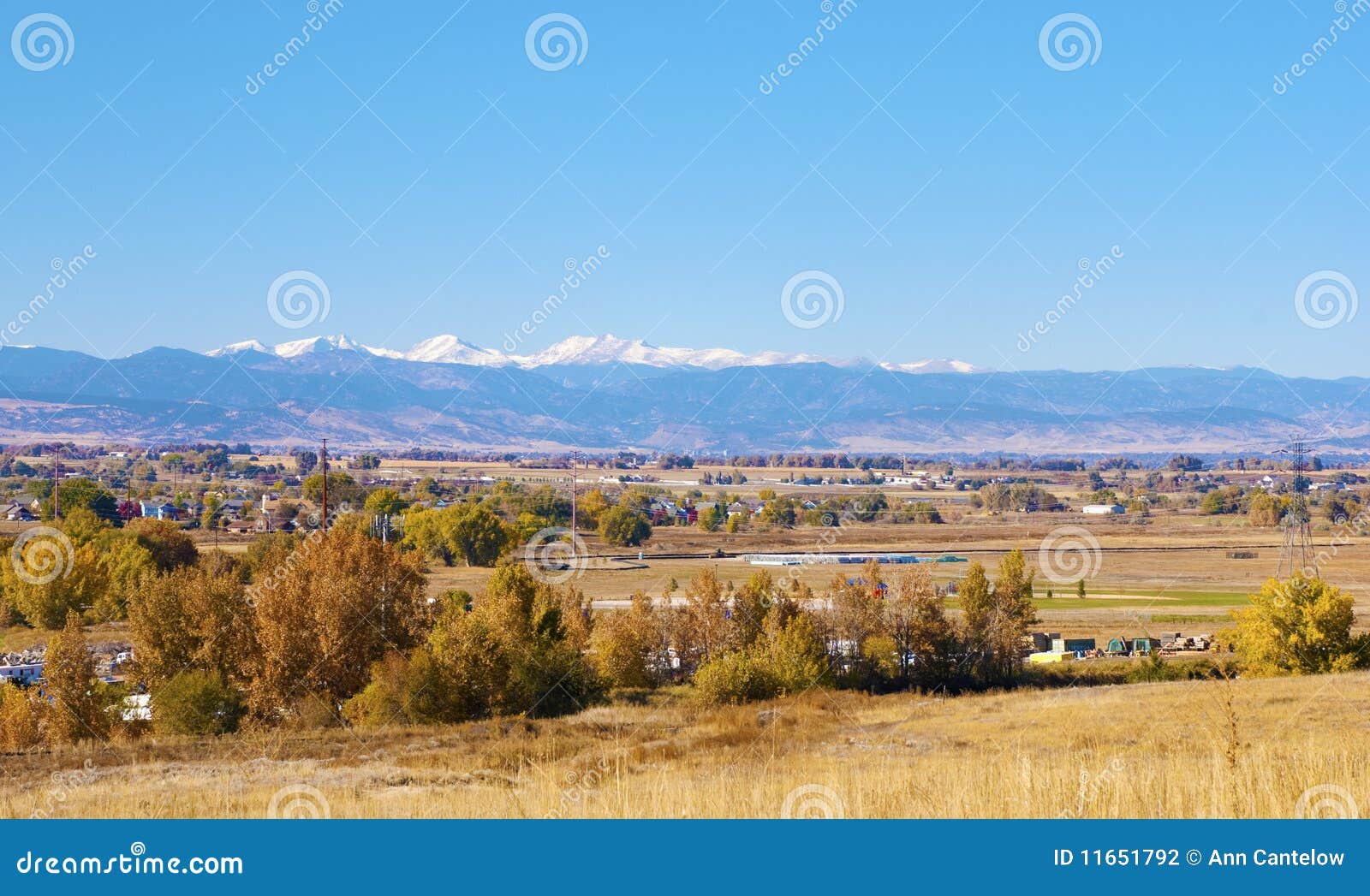 Rural Countryside in Colorado Stock Photo - Image of serene, colors ...