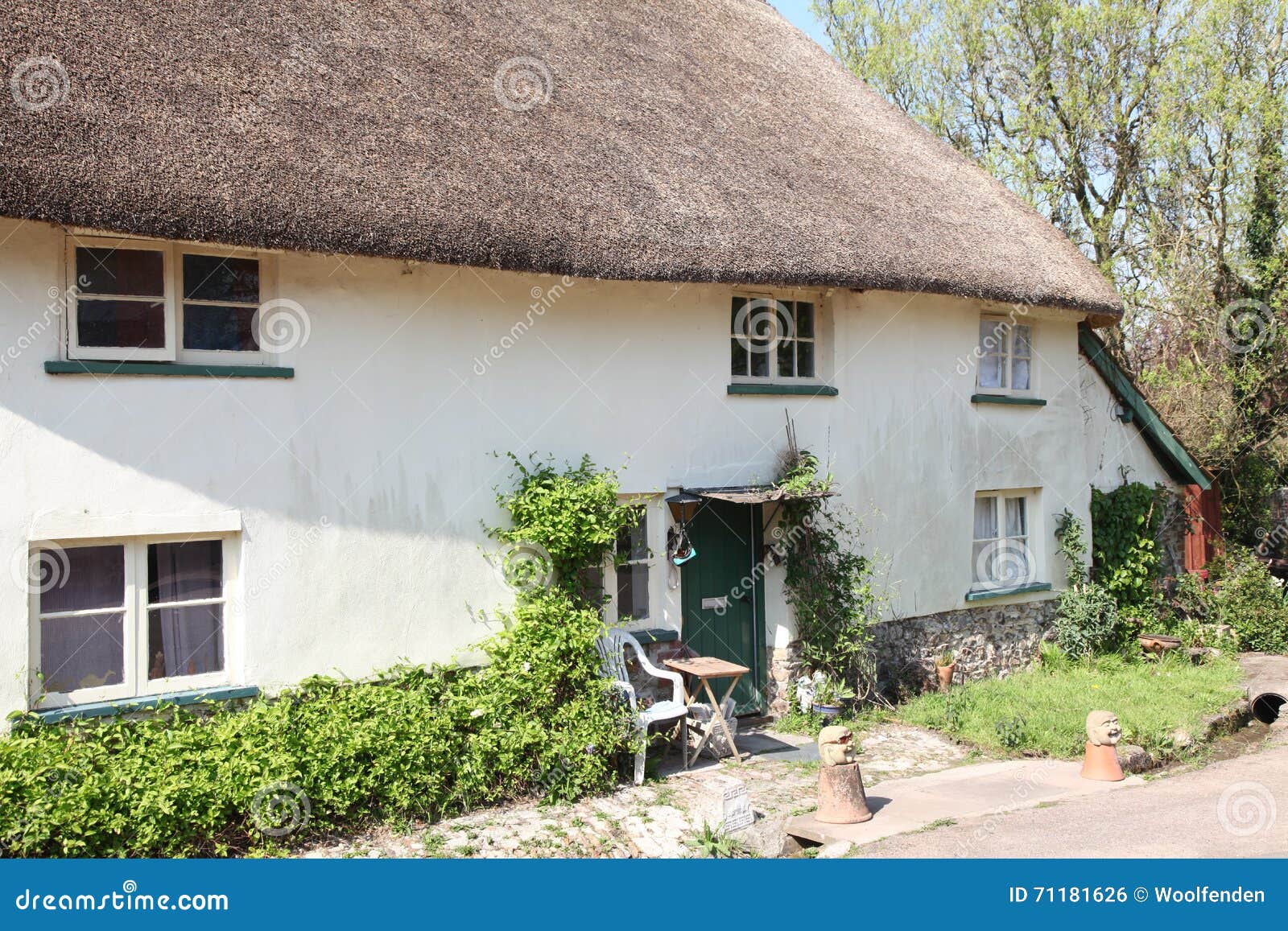 Rural Devon Cottage, England Stock Photo - Image of devon, cottage ...