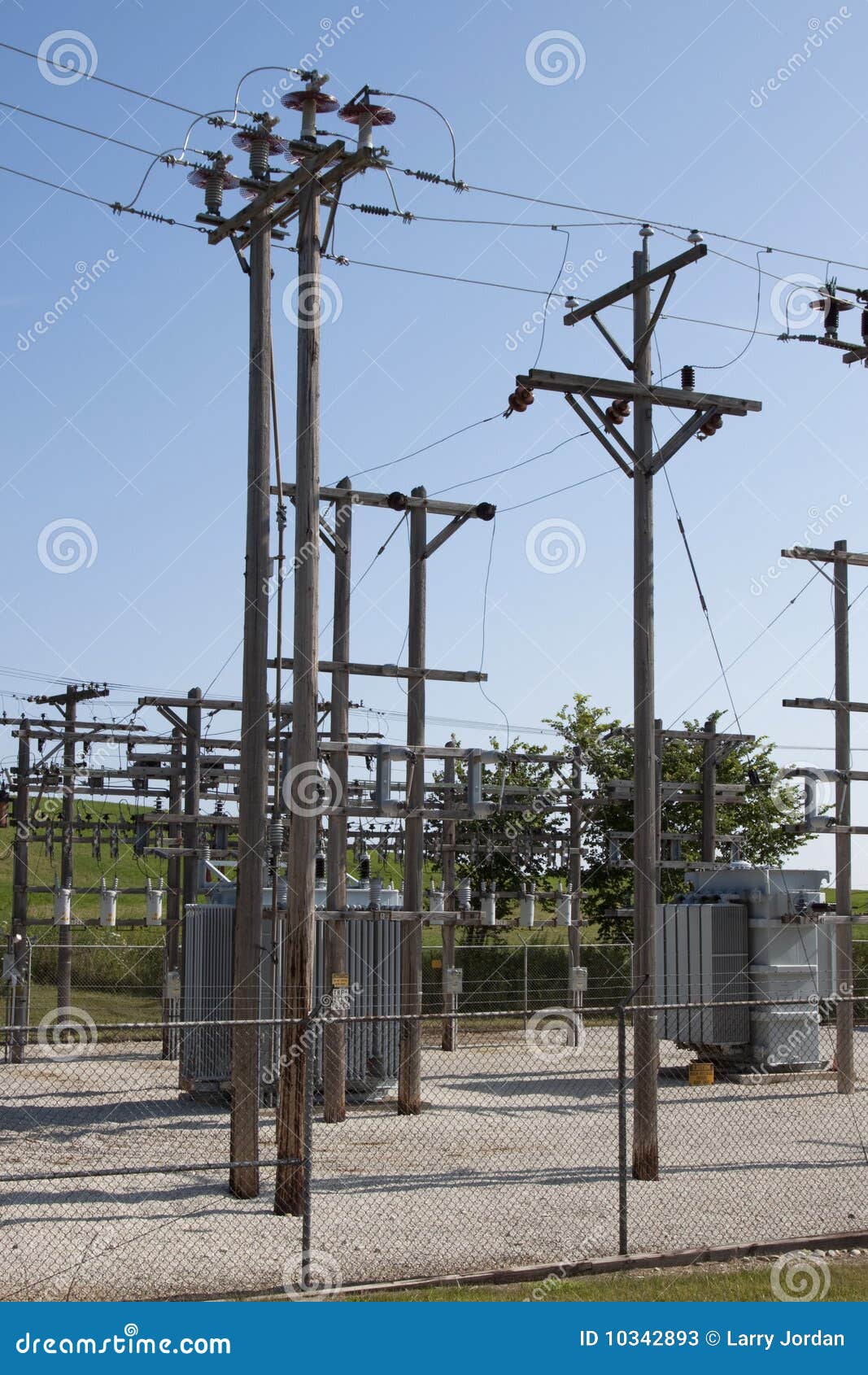 Rural Electrical Power Substation Stock Image - Image of amps, rural ...