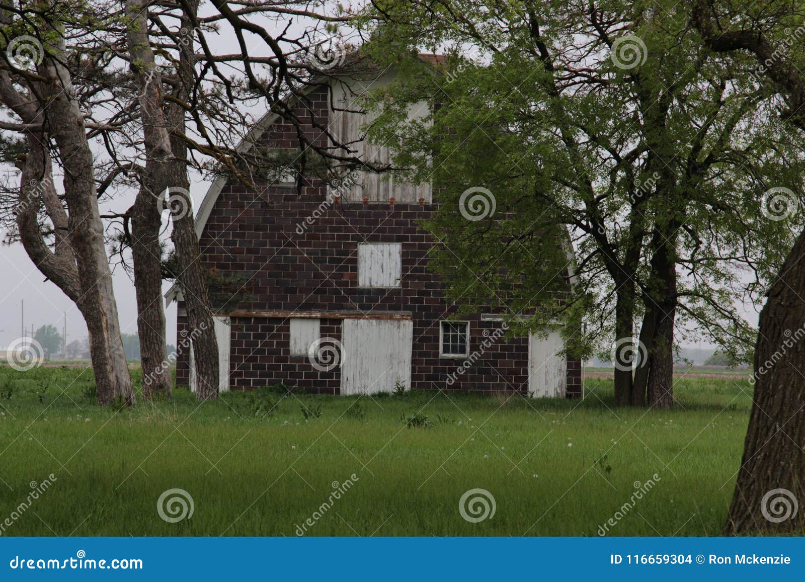 Rural Farm Barn stock photo. Image of field, american - 116659304