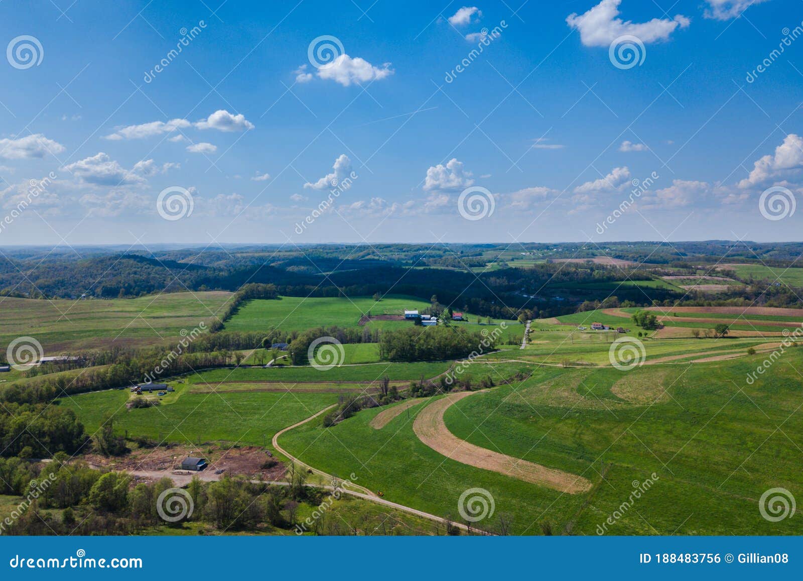 Rural Farmland in Pennsylvania Stock Photo - Image of green, farmland ...
