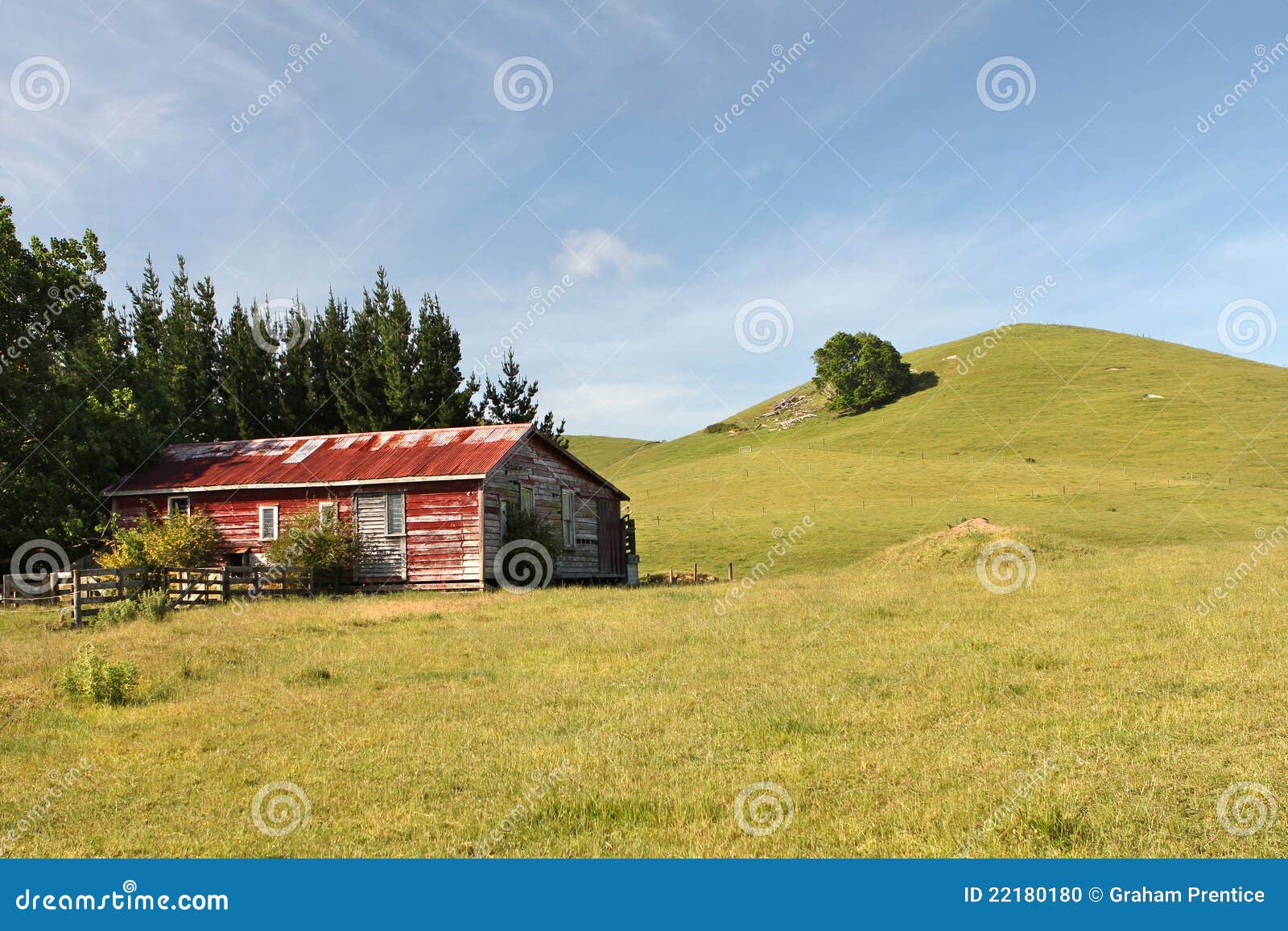 Rural farmland scene stock photo. Image of building, roof - 22180180