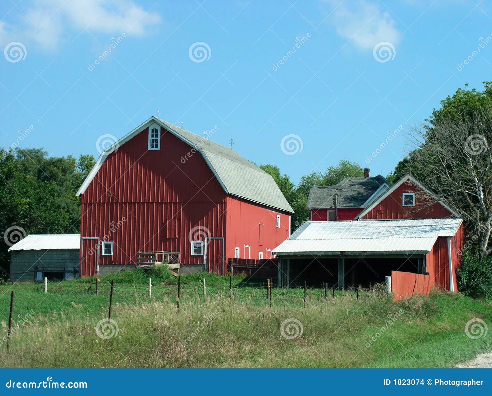 Rural Farmstead stock photo. Image of americana, beams - 1023074