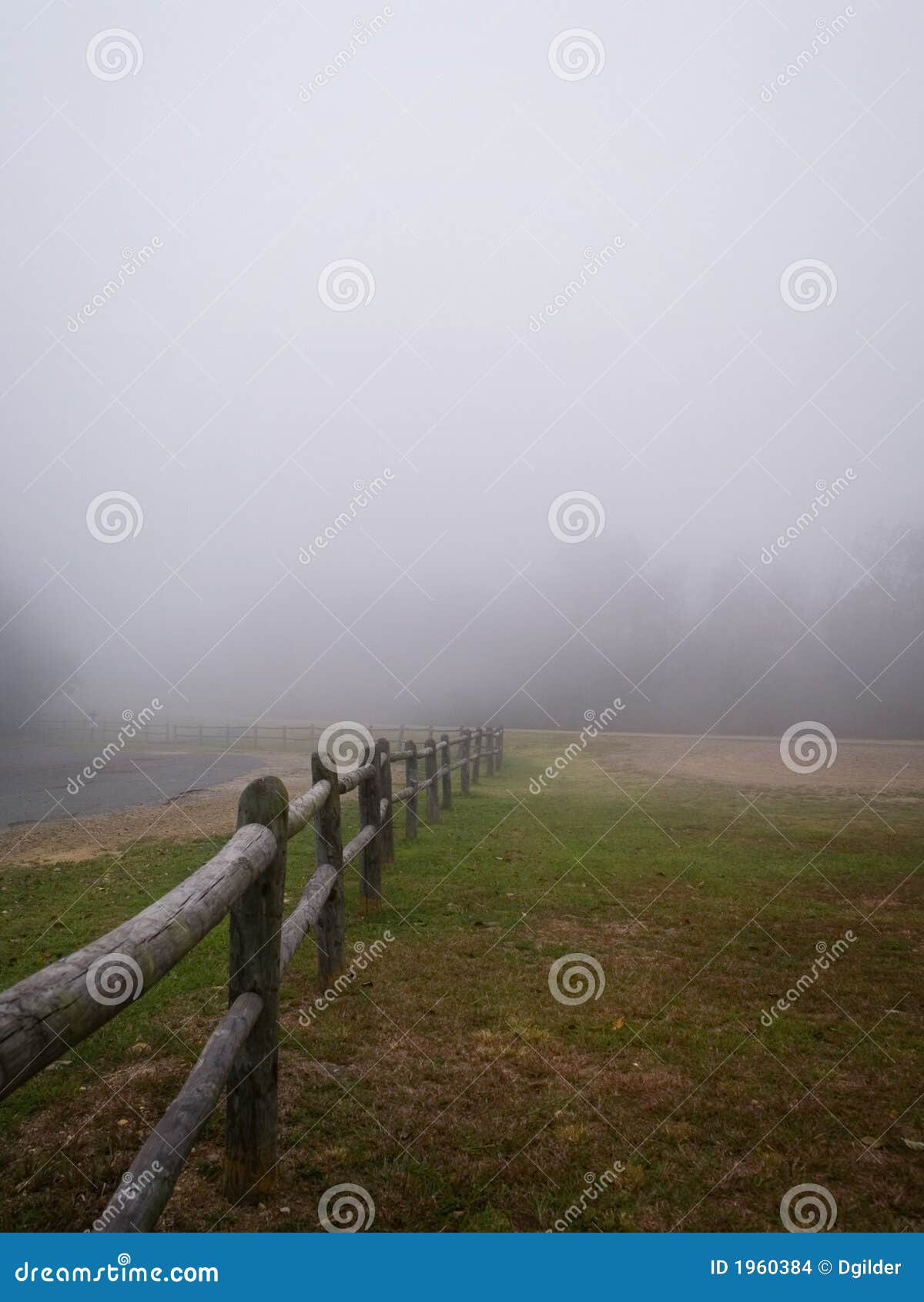 Rural foggy field stock photo. Image of quiet, country - 1960384