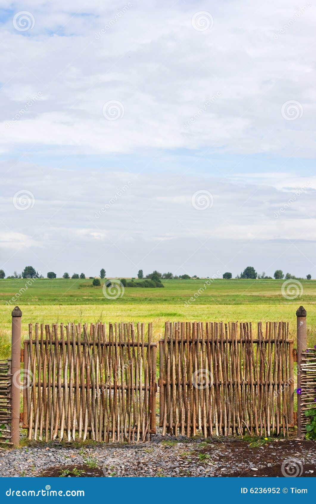 Rural gates landscape stock photo. Image of light, beauty - 6236952
