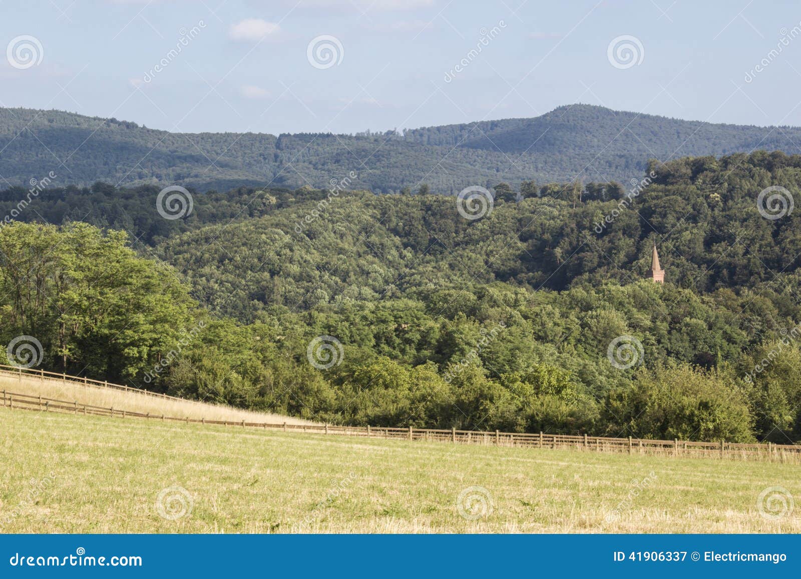 Rural Germany stock image. Image of hills, meadows, range - 41906337