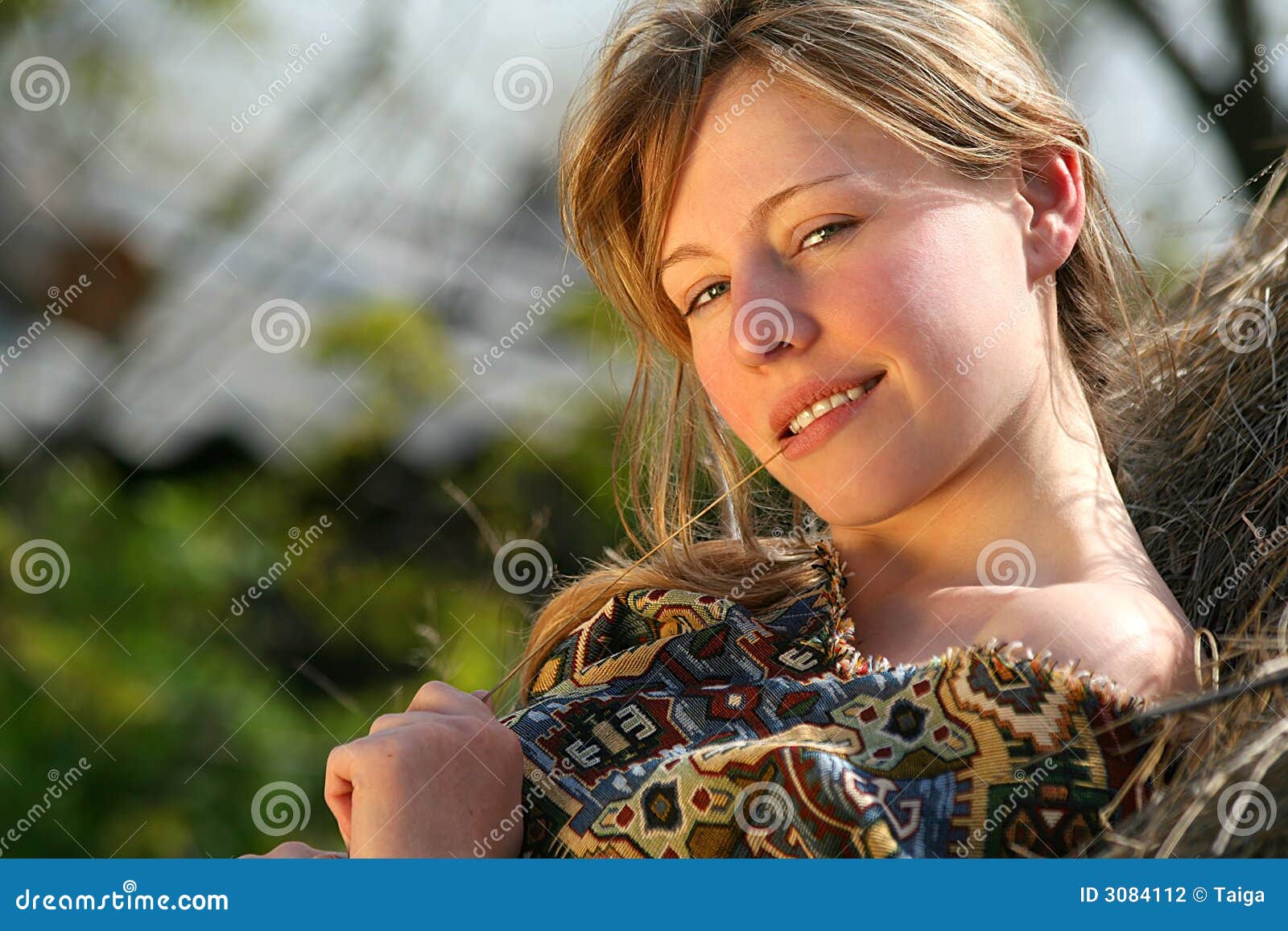 The rural girl stock photo. Image of farm, portrait, hand - 3084112
