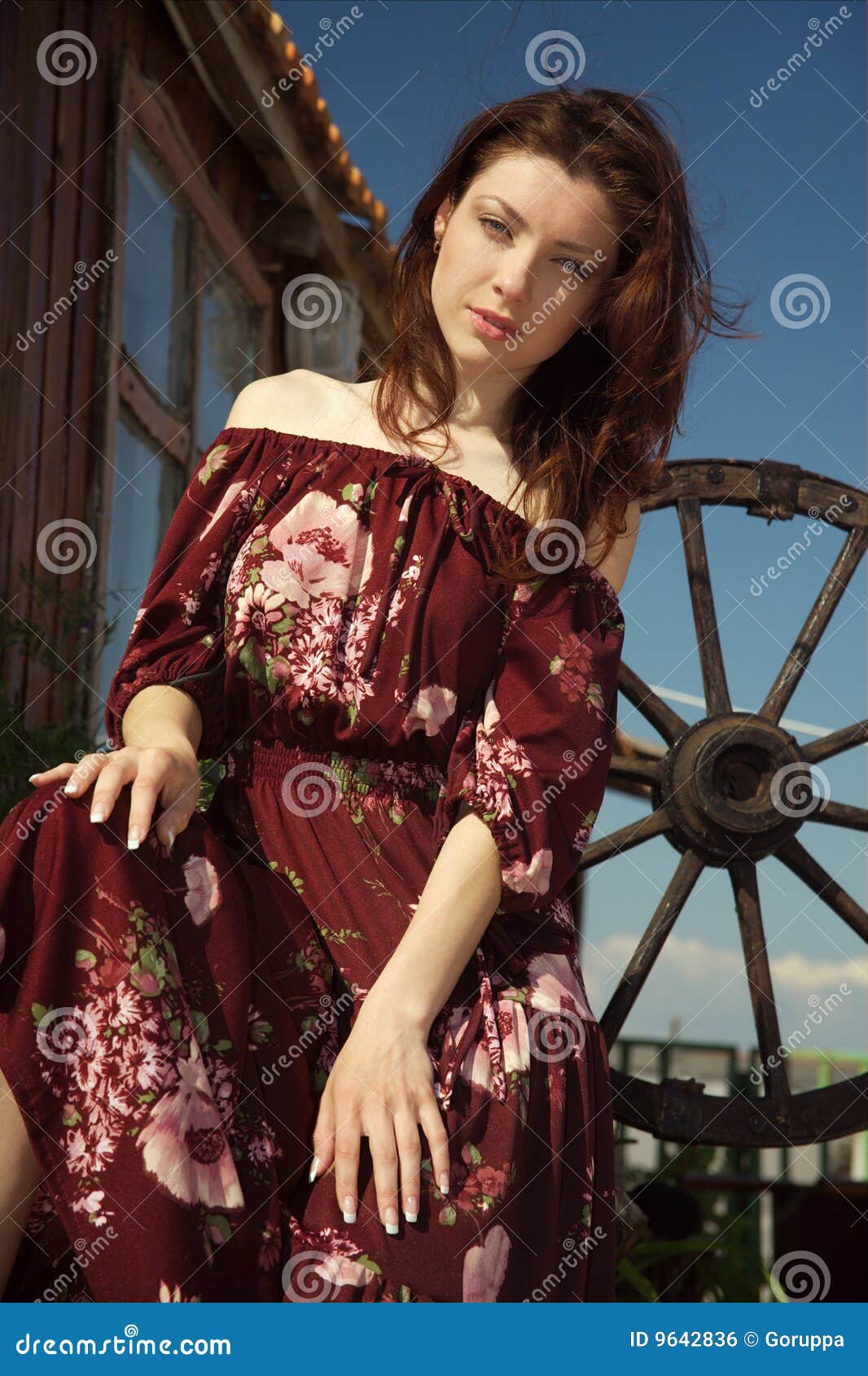 Rural girl stock photo. Image of american, ornamental - 9642836