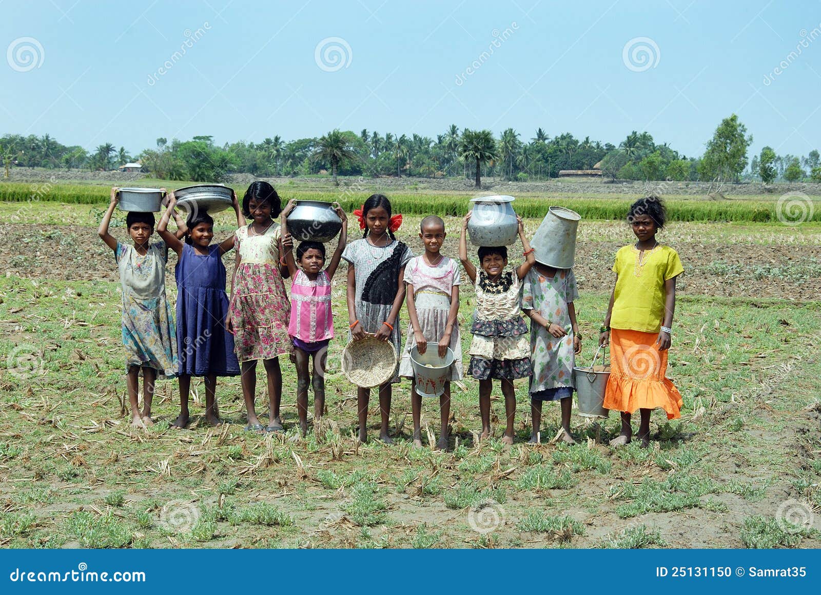 Rural Girl in India editorial image. Image of open, west - 25131150