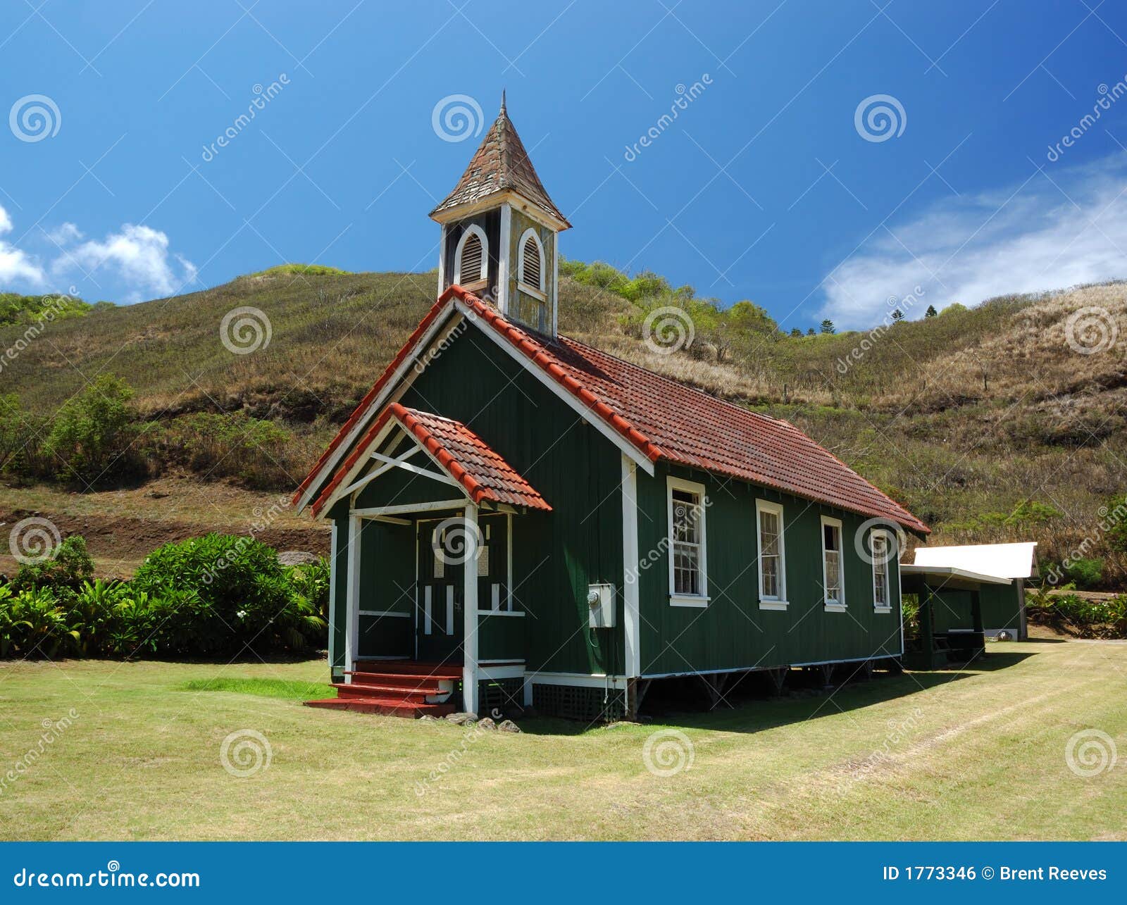 Rural Hawaiian Church stock photo. Image of christian - 1773346