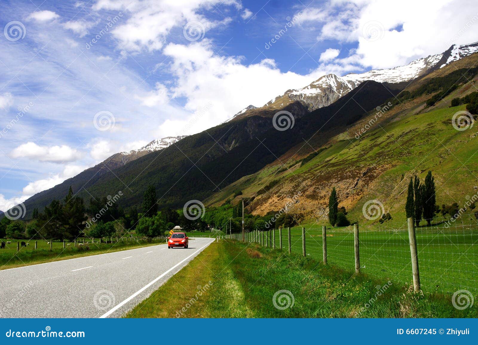 Rural highway stock image. Image of trip, vehicle, auto - 6607245