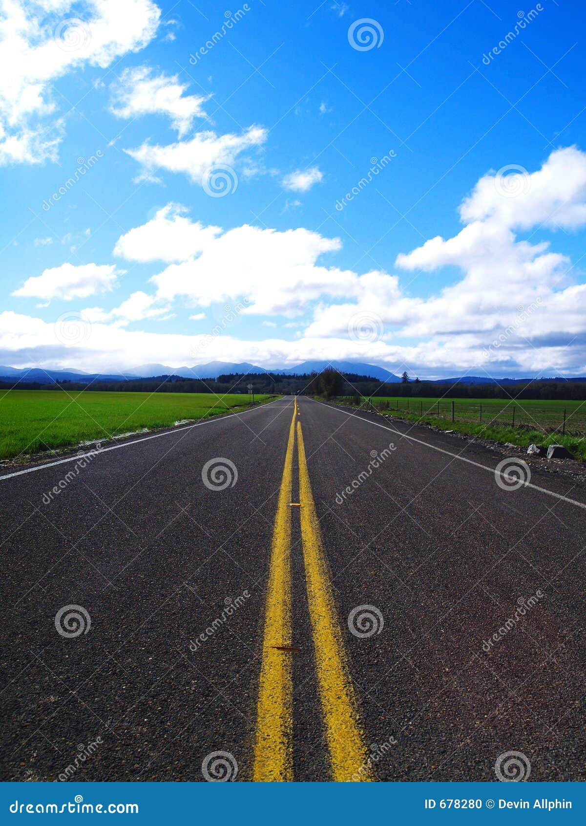 Rural Highway stock photo. Image of kilometers, passing - 678280