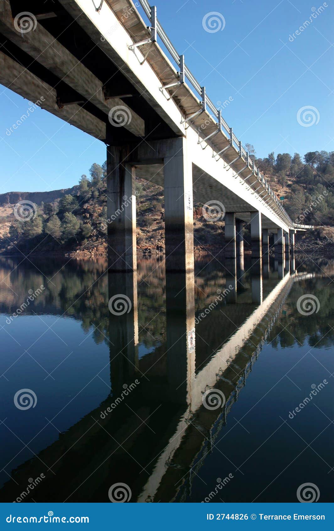 Rural Highway Bridge stock photo. Image of waterscape - 2744826