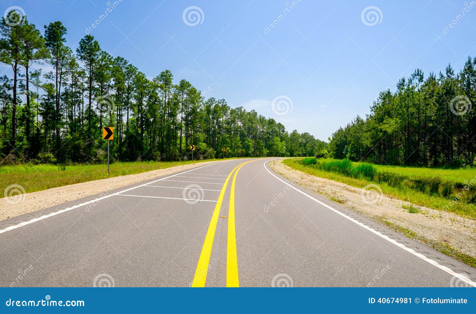 Rural Highway stock image. Image of road, florida, countryside - 40674981