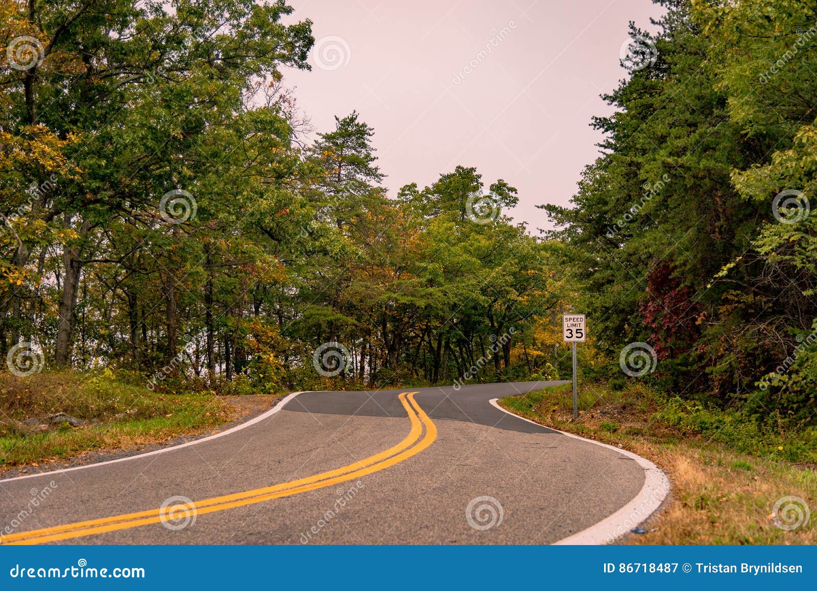 Rural highway in Virginia stock image. Image of nature - 86718487