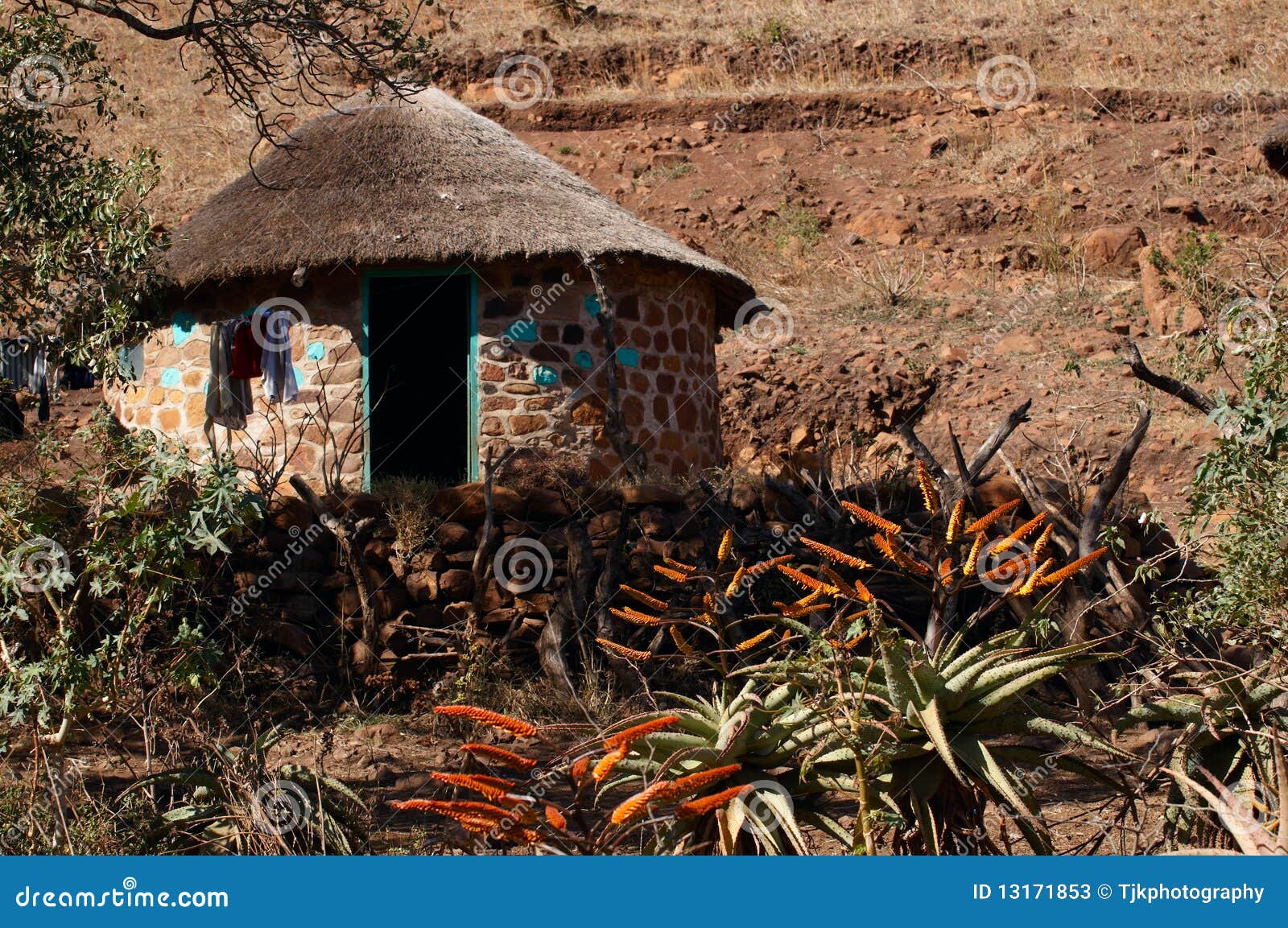 Rural home in South Africa stock image. Image of domestic - 13171853