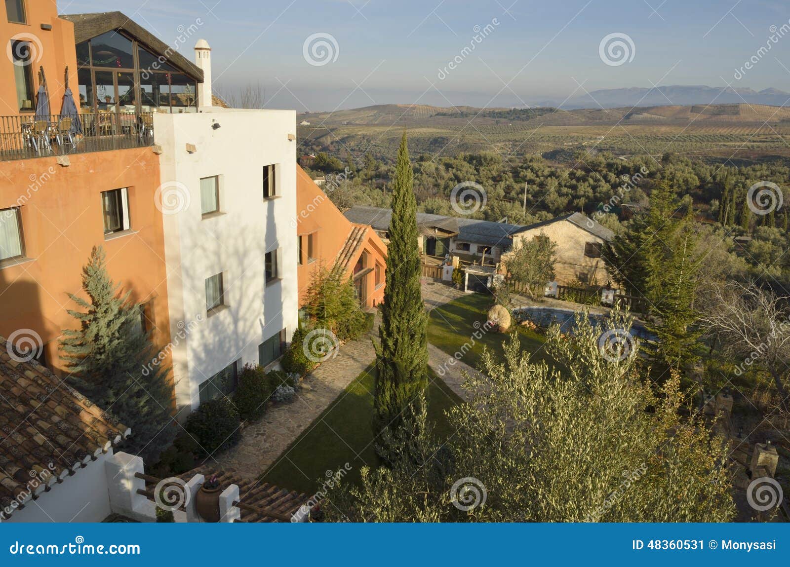 Rural hotel editorial photo. Image of quiet, range, foot - 48360531