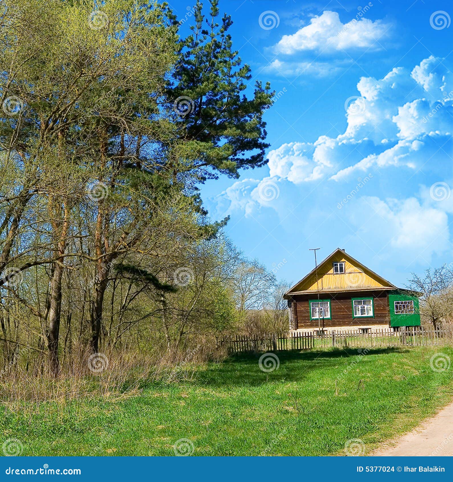 Rural house stock photo. Image of ranching, landscape - 5377024