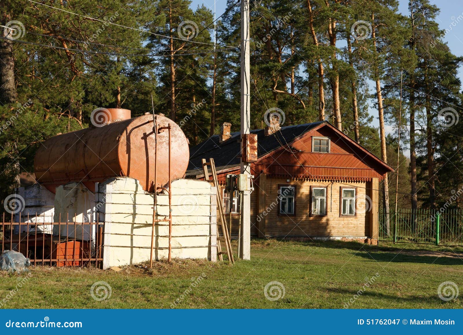 Rural house. stock image. Image of galvanised, horizontal - 51762047