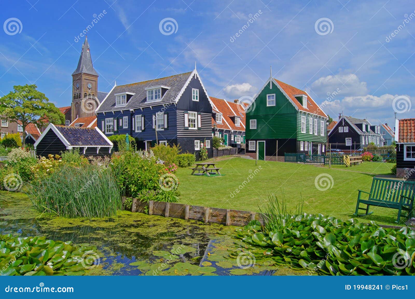 A rural idyll stock image. Image of bush, netherlands - 19948241