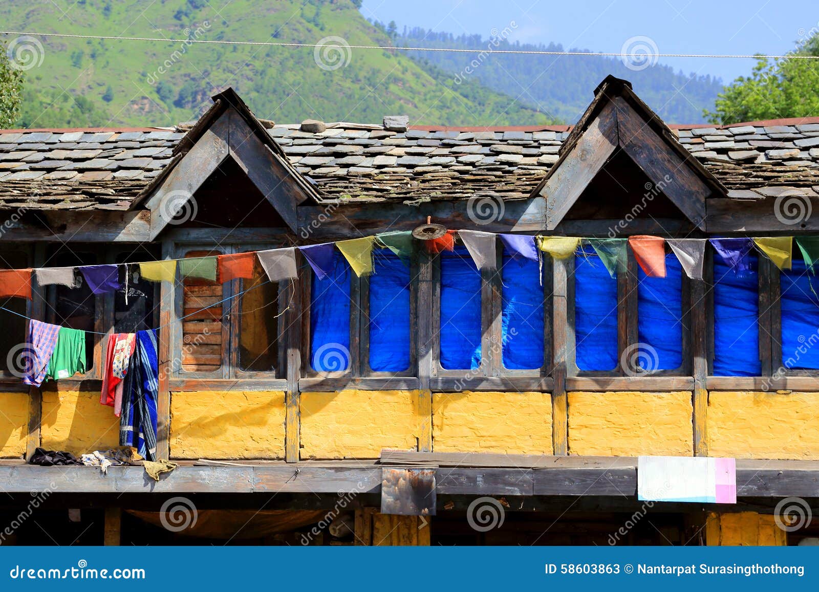 Rural Indian House in Northern India Stock Image - Image of cultural ...