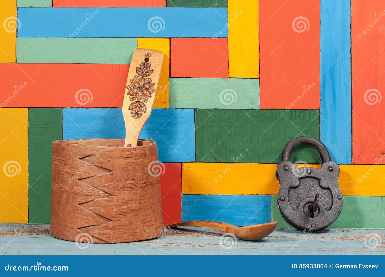 Rural Interior with Wooden Shelf Stock Photo - Image of shelf, glass ...