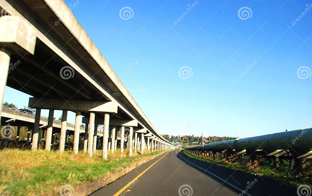 A Rural Interstate Highway stock image. Image of barrier - 6844913