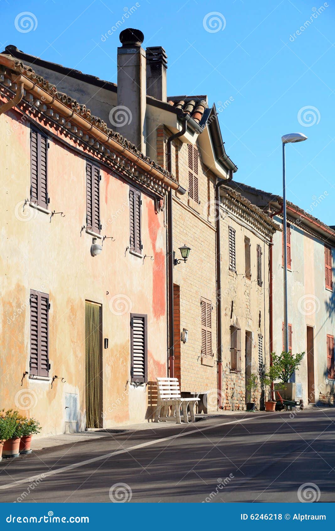 Rural Italy stock photo. Image of chimney, facade, housing - 6246218