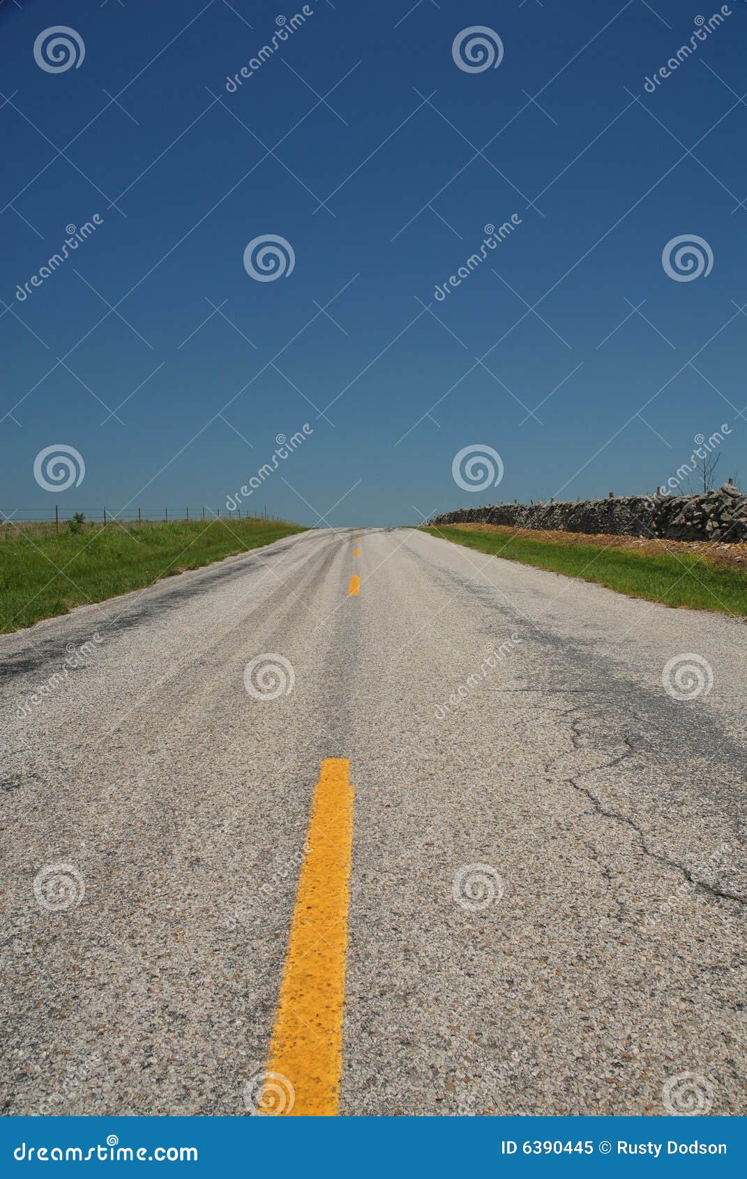 Rural Kansas stock image. Image of trail, escape, blue - 6390445